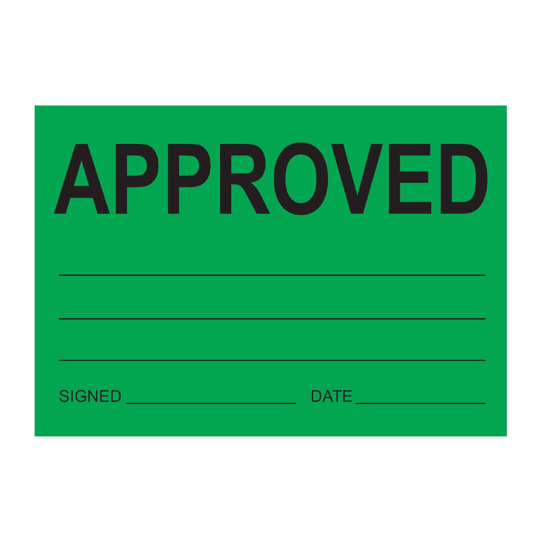 Approved Sticker – PDQ Label Printing Company