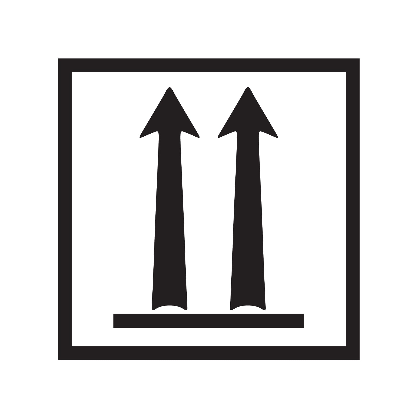 Orientation Arrows Labels | PDQ Labels Australia – PDQ Label Printing ...