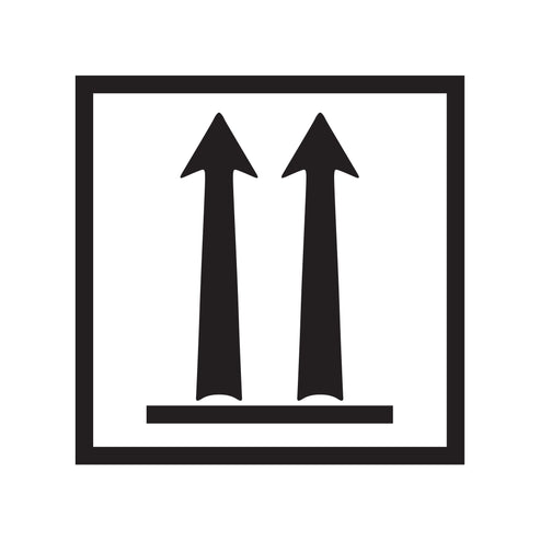Orientation Arrows Labels | PDQ Labels Australia – PDQ Label Printing ...