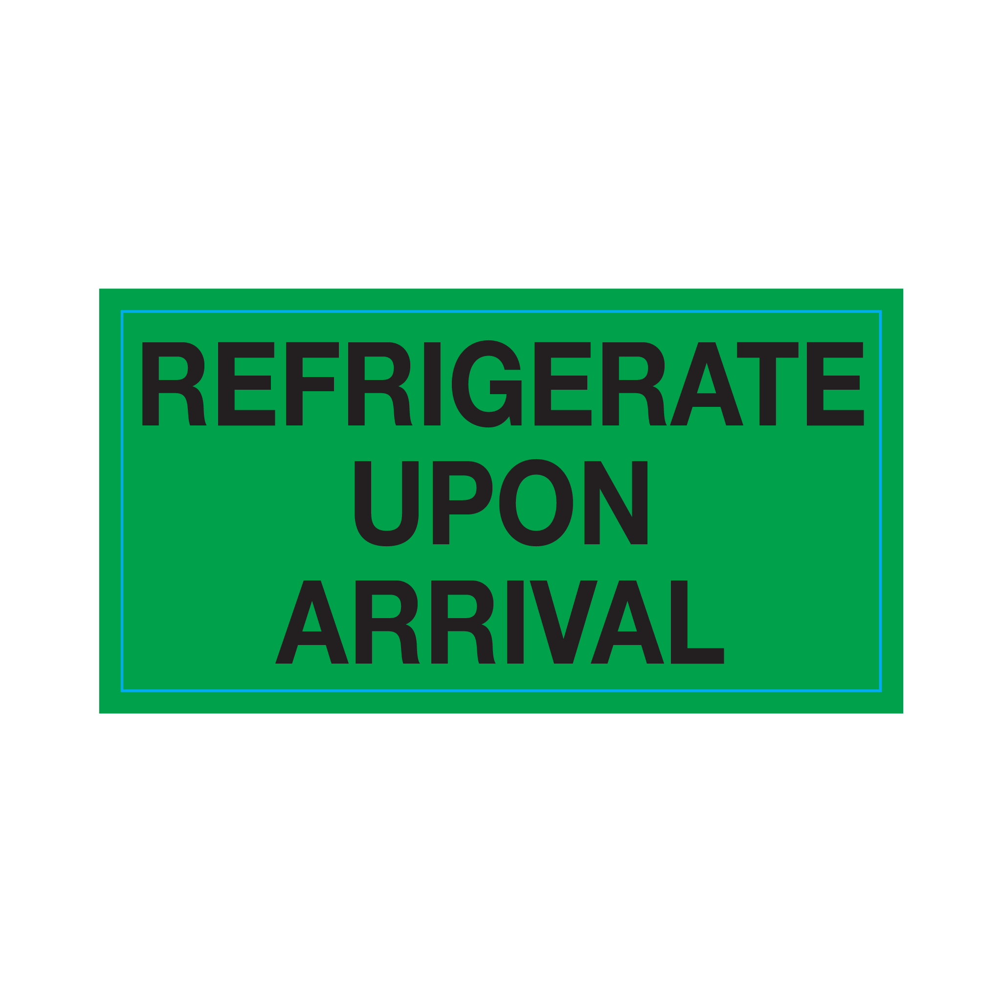 REFRIDGERATE UPON ARRIVAL Labels, 500 labels per roll – PDQ Label ...
